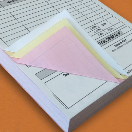 Carnet de bons d’intervention personnalisé - Imprimez avec votre Logo