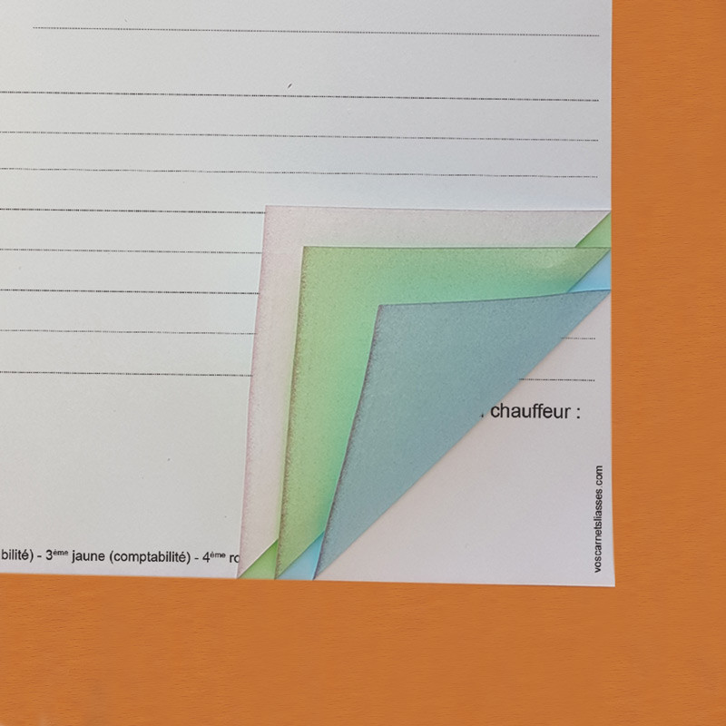 Carnet de bons de livraison - Personnalisable avec votre Logo